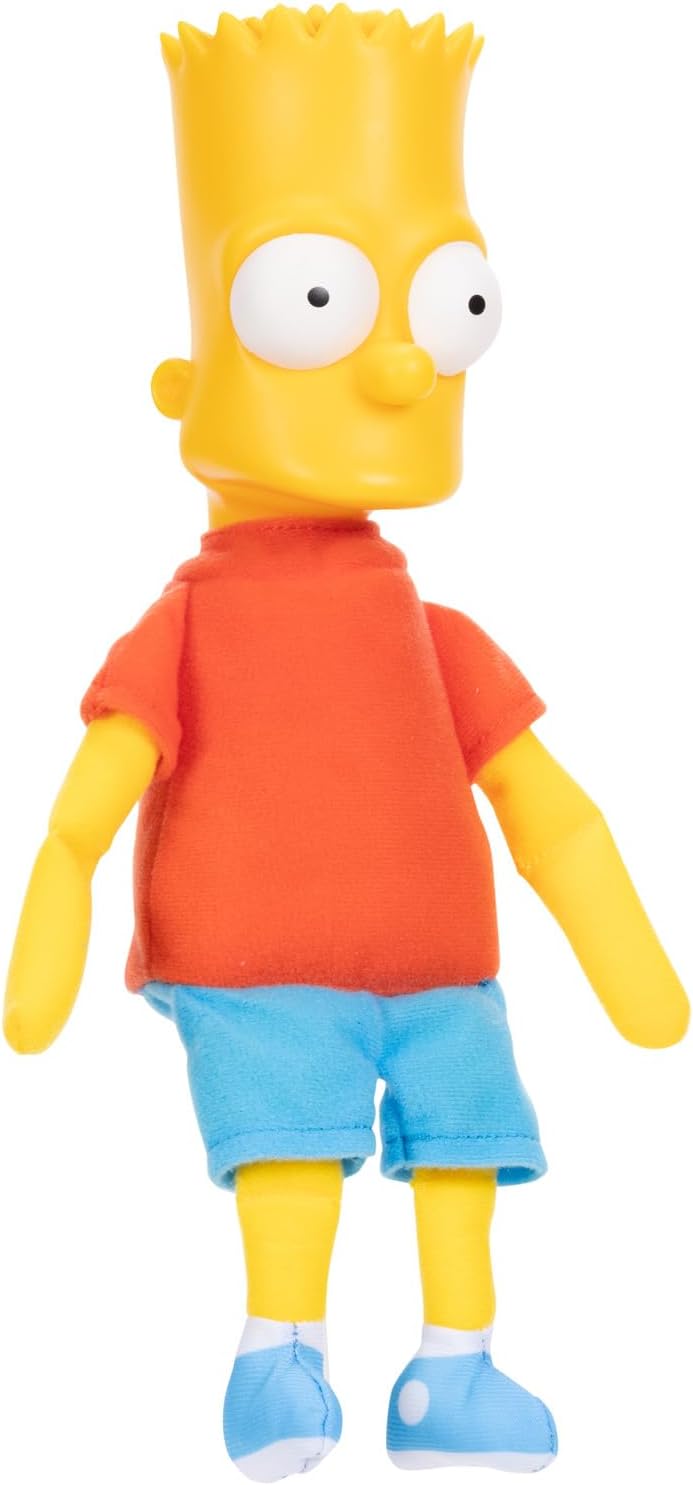 JAKKS Pacific The Simpsons Bart Simpson Plush Shelf Talker Collectible ...