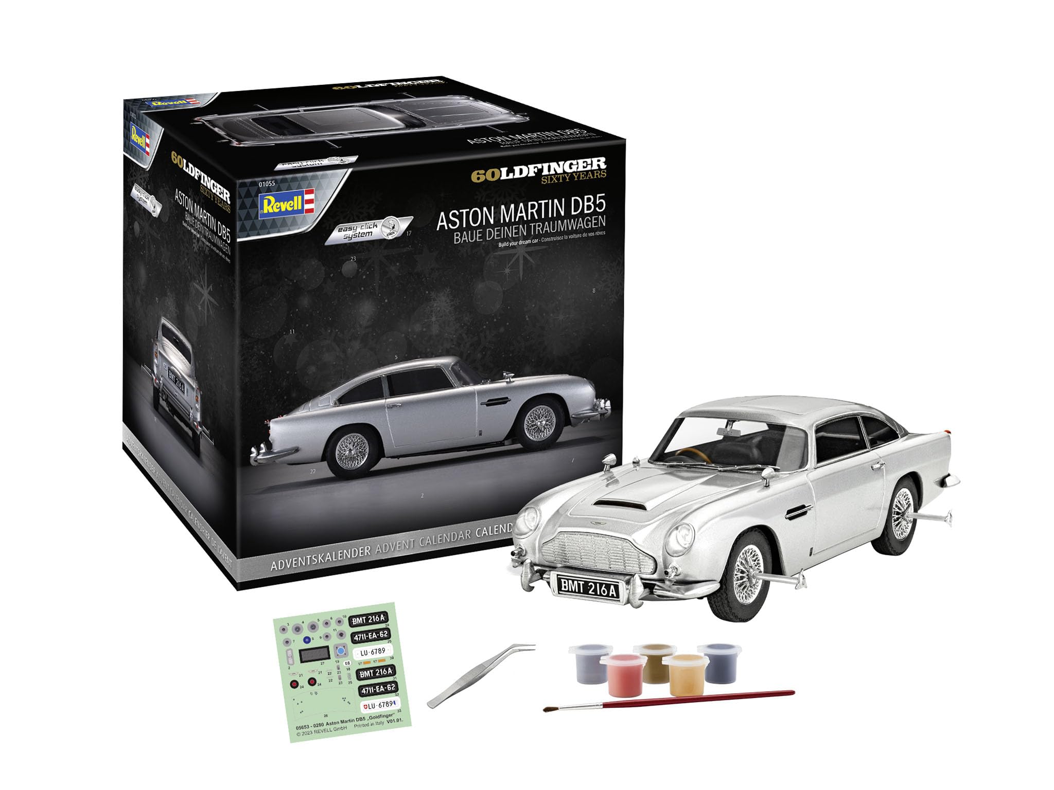 Revell 007 James Bond Aston Martin DB5 Advent Calendar - Easy-Click Mo