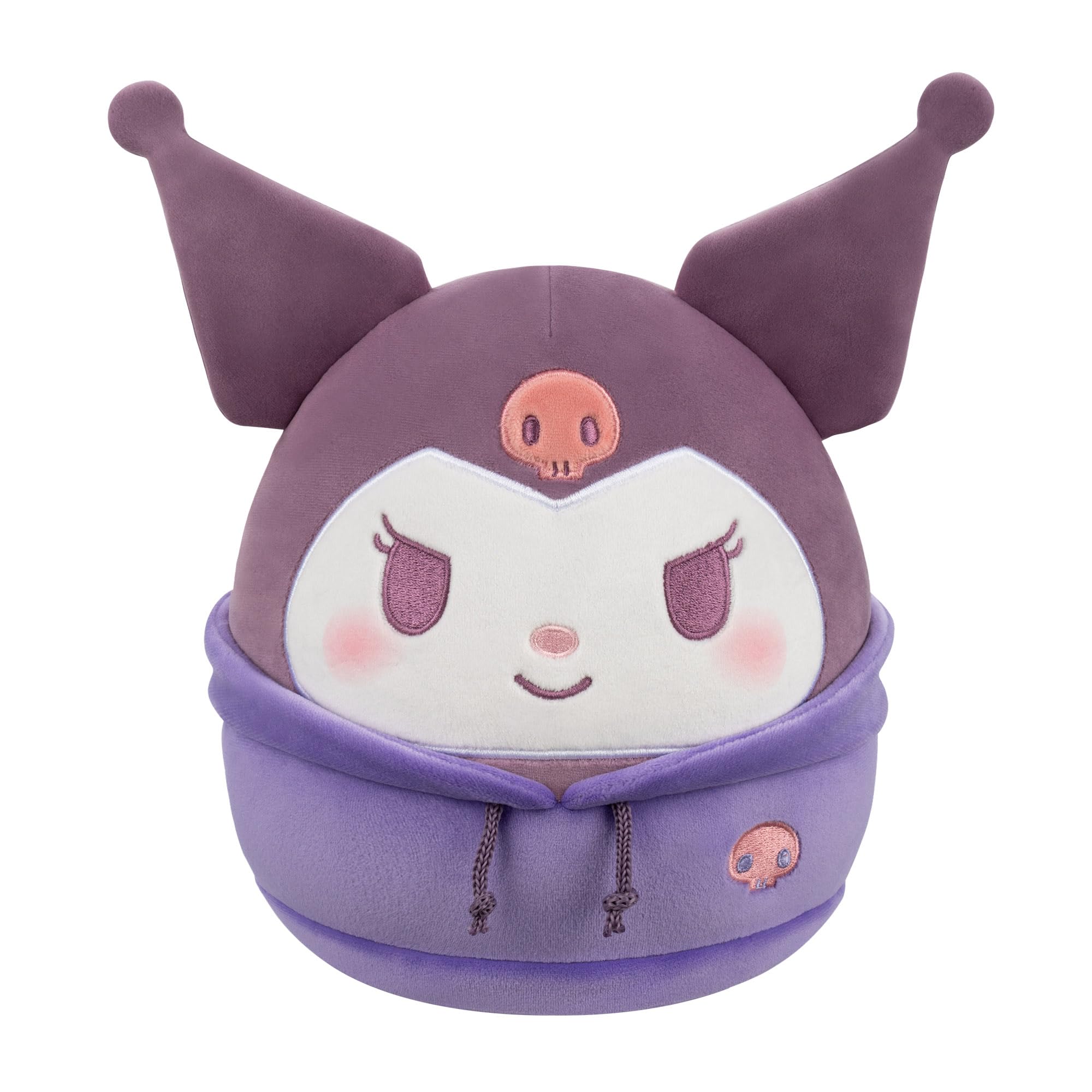 Squishmallows Dabodabo Hoodie Kuromi 8-Inch Plush - Sanrio x Squishmal
