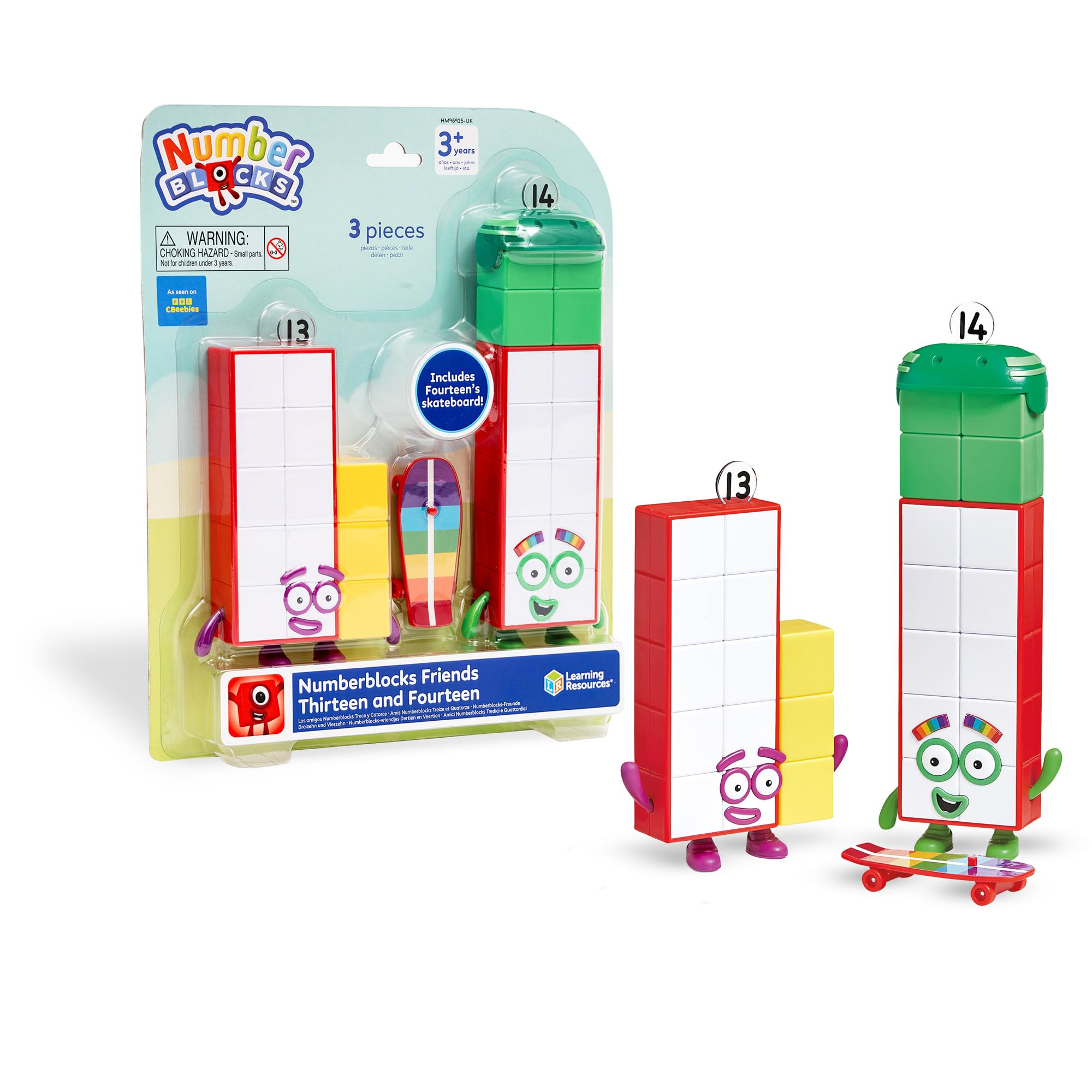 Learning Resources Numberblocks Thirteen and Fourteen Figure Set - Edu