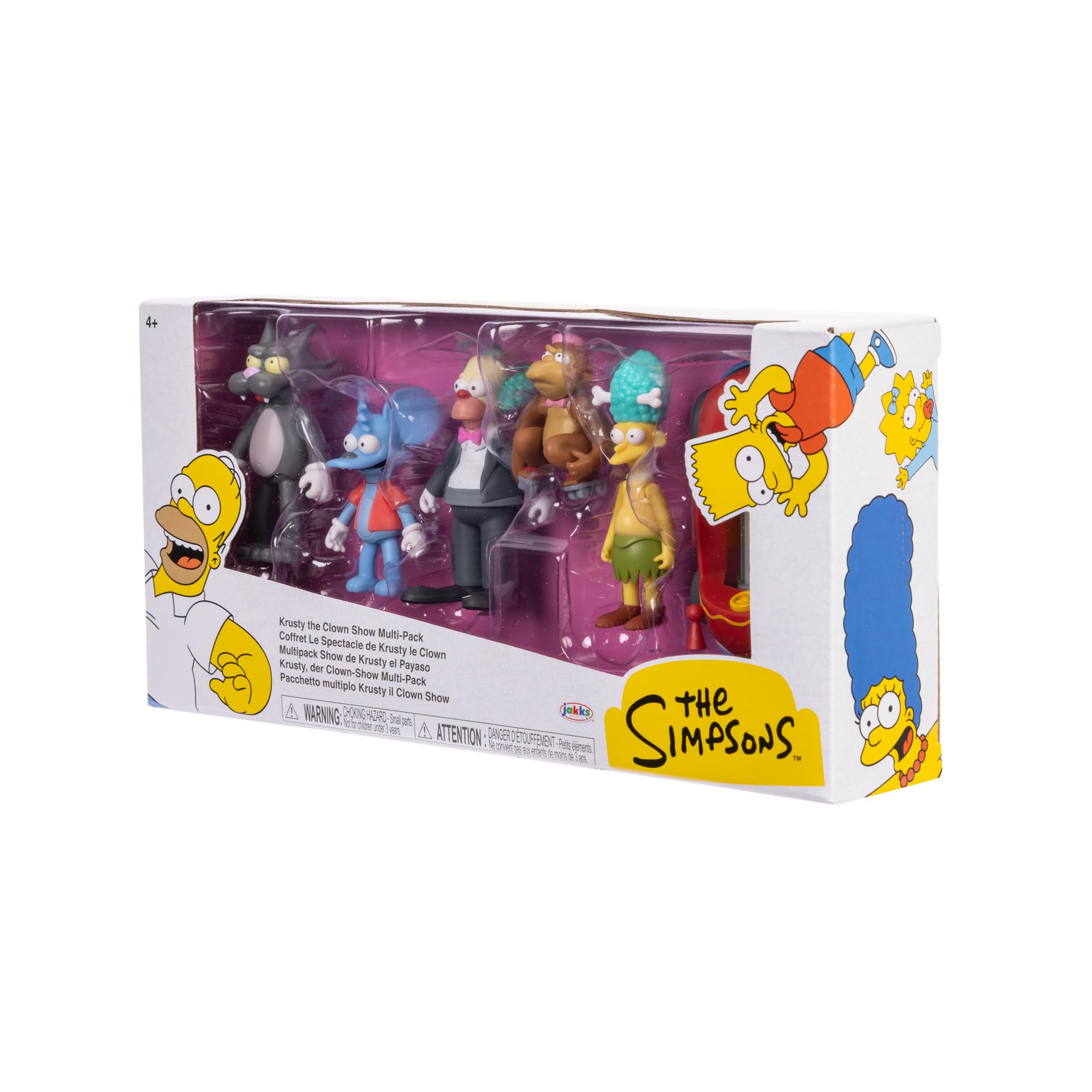 The Simpsons Krusty Cast Action Figures Multi-Pack - 2.5-Inch Scale, P