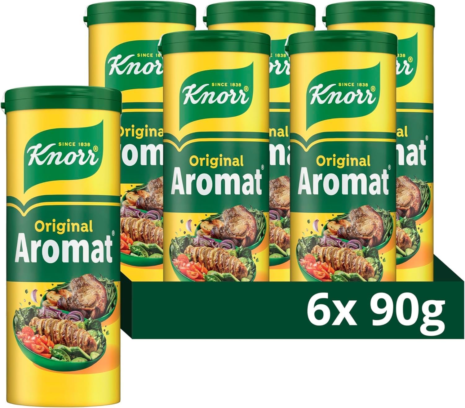 Knorr Aromat Original All Purpose Savoury Seasoning - 6x 90g Free from