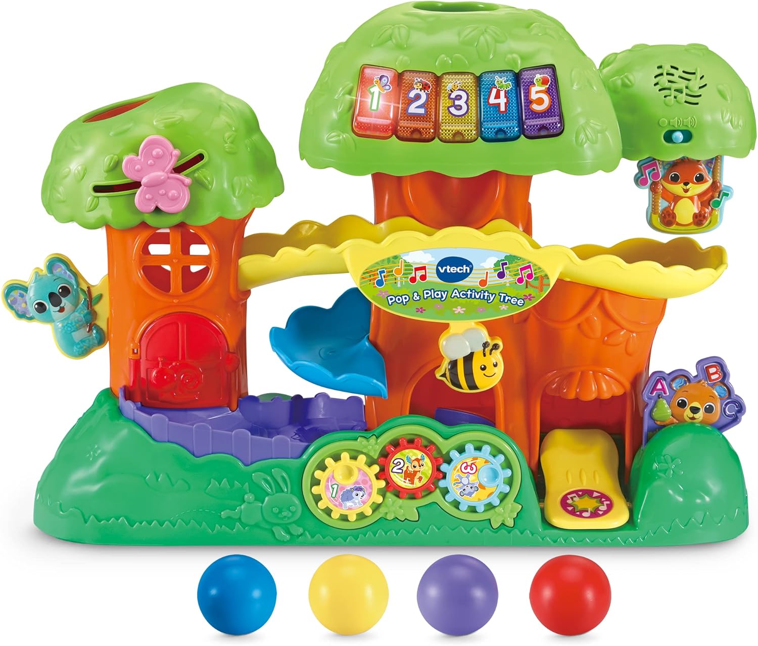 VTech Pop & Play Activity Tree - Interactive Learning Toy for Toddlers