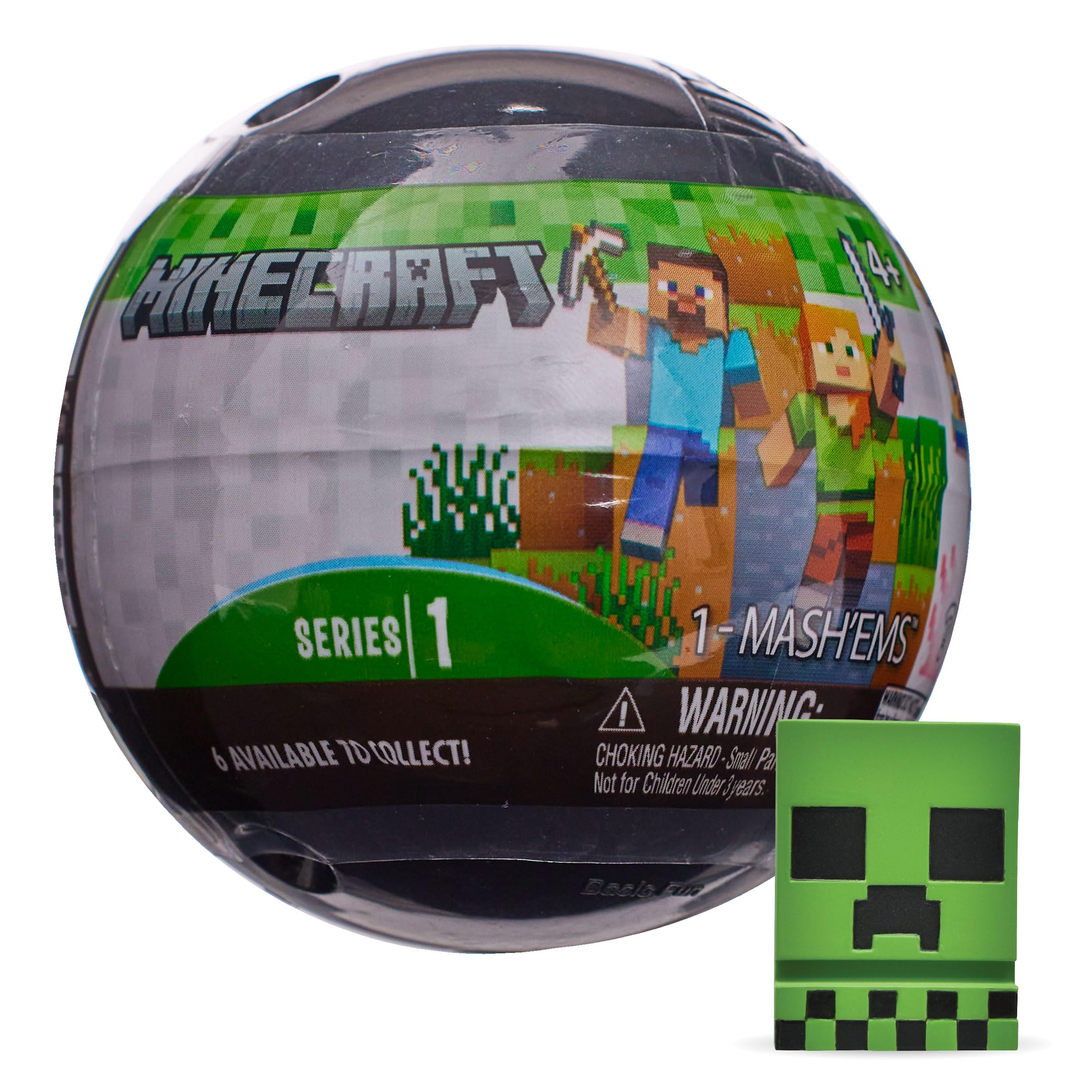 Mash'ems Minecraft Collectible Squishy Characters - Twist, Squish & La