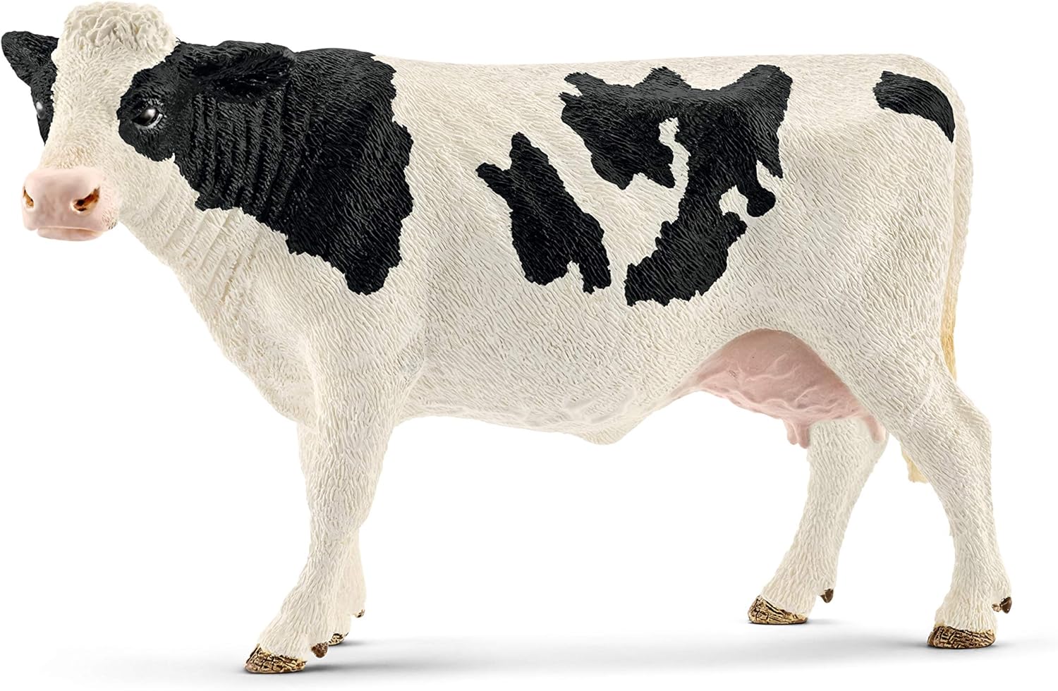 Schleich Farm World Holstein Cow Toy Figure - Realistic Hand-Painted P