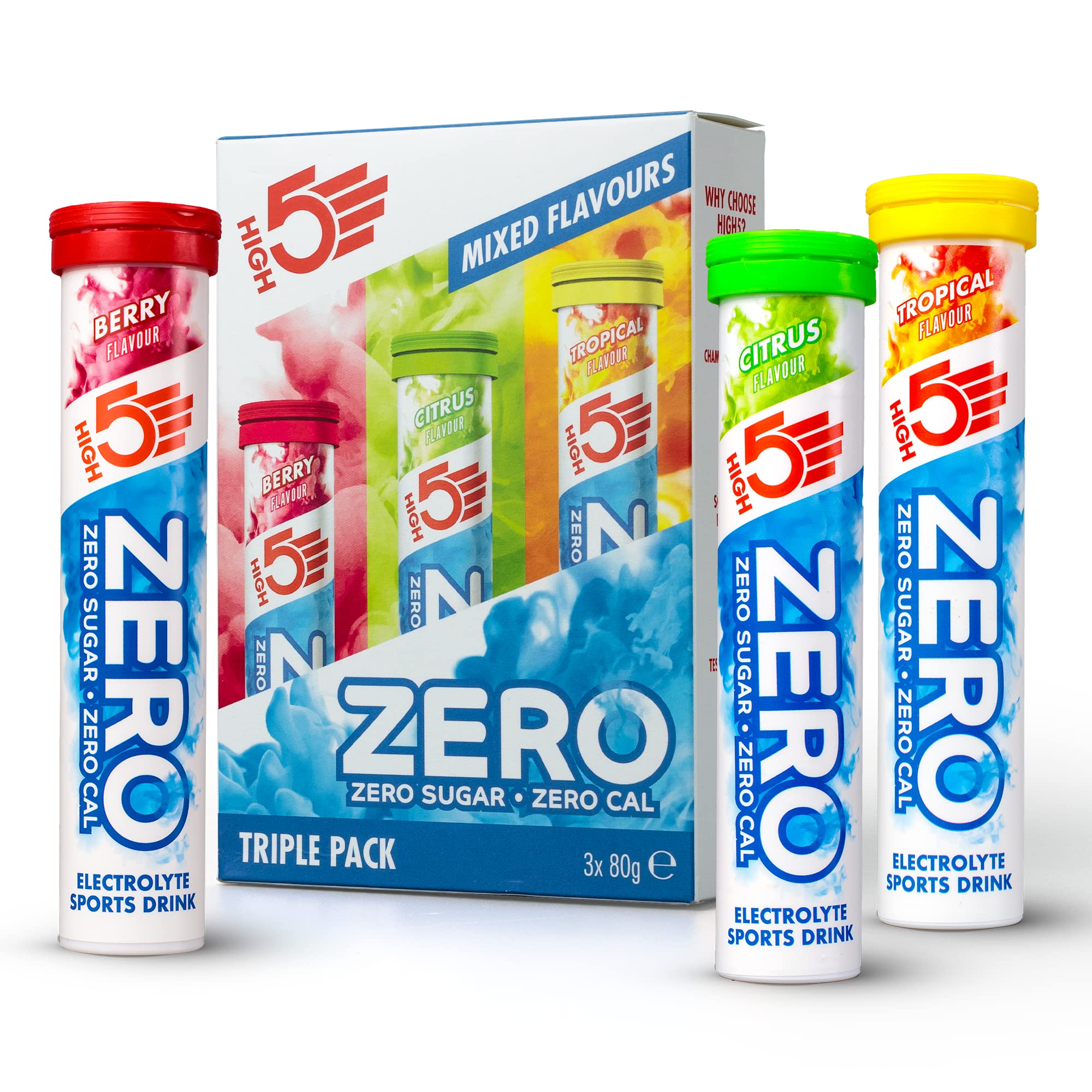 HIGH5 ZERO Electrolyte Tablets Hydration Tablets Enhanced with Vitamin ...