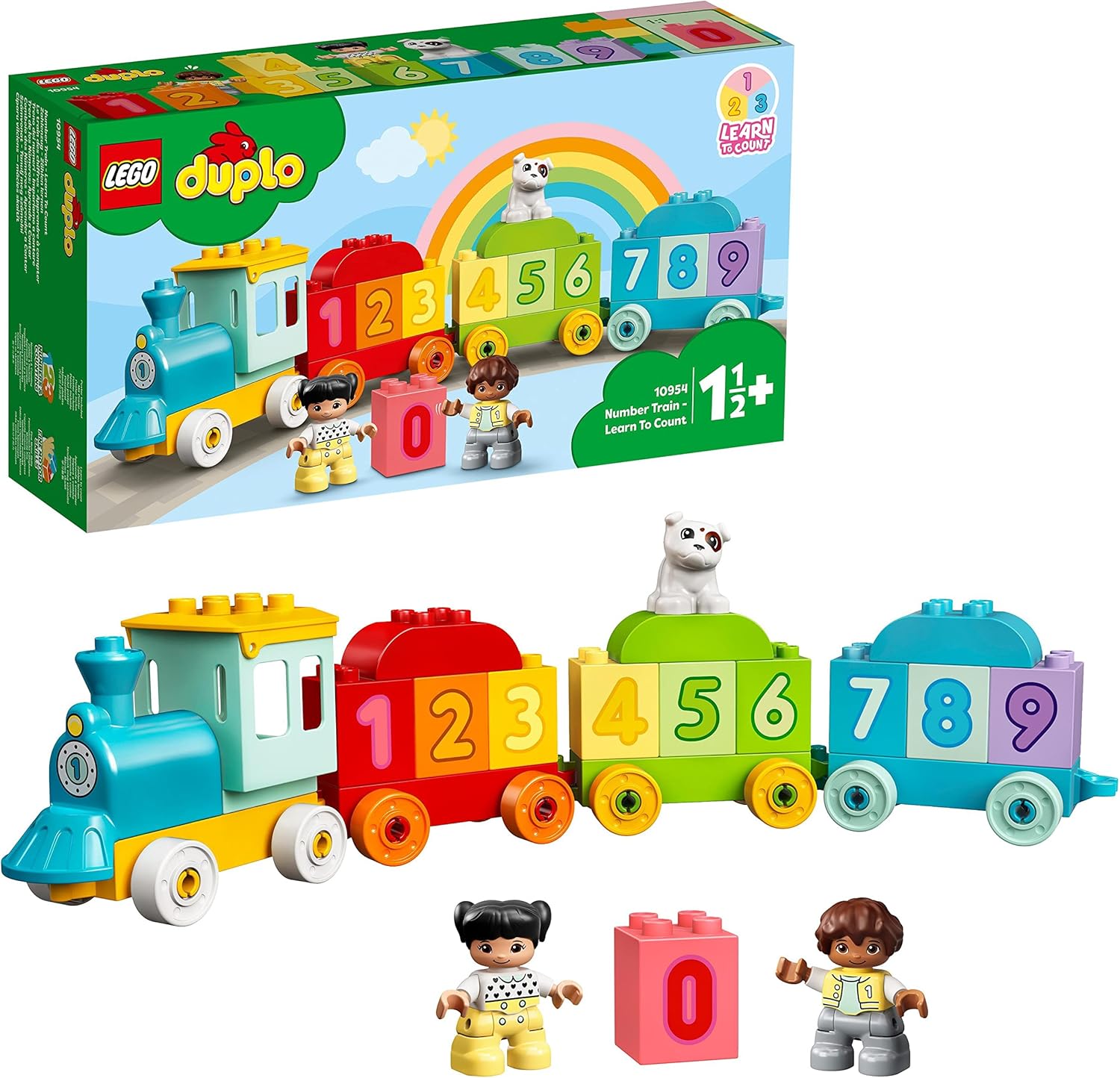 LEGO DUPLO My First Number Train - Educational Counting Toy for Toddle