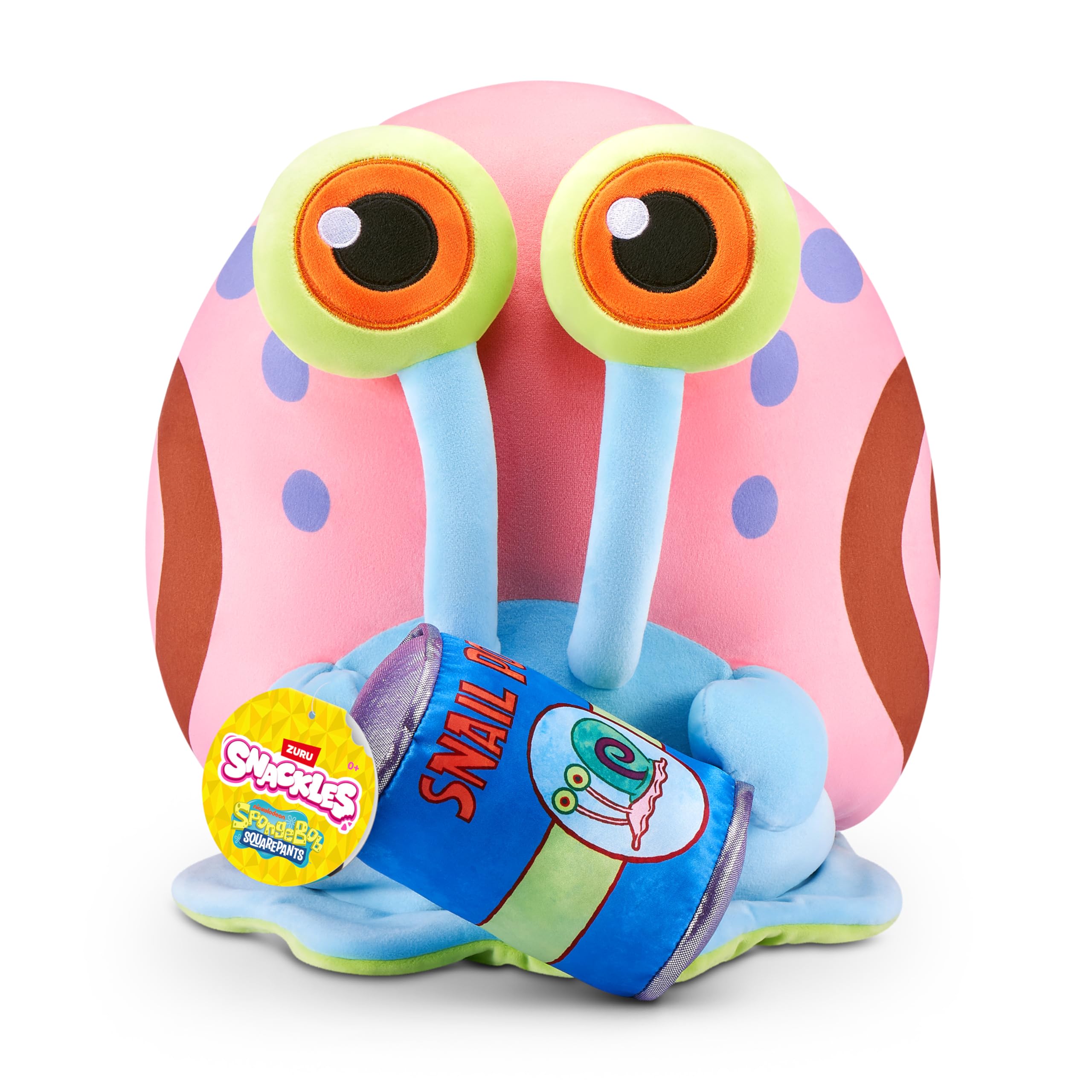 Snackles 14-inch SpongeBob SquarePants Gary the Snail Plush Stuffed An