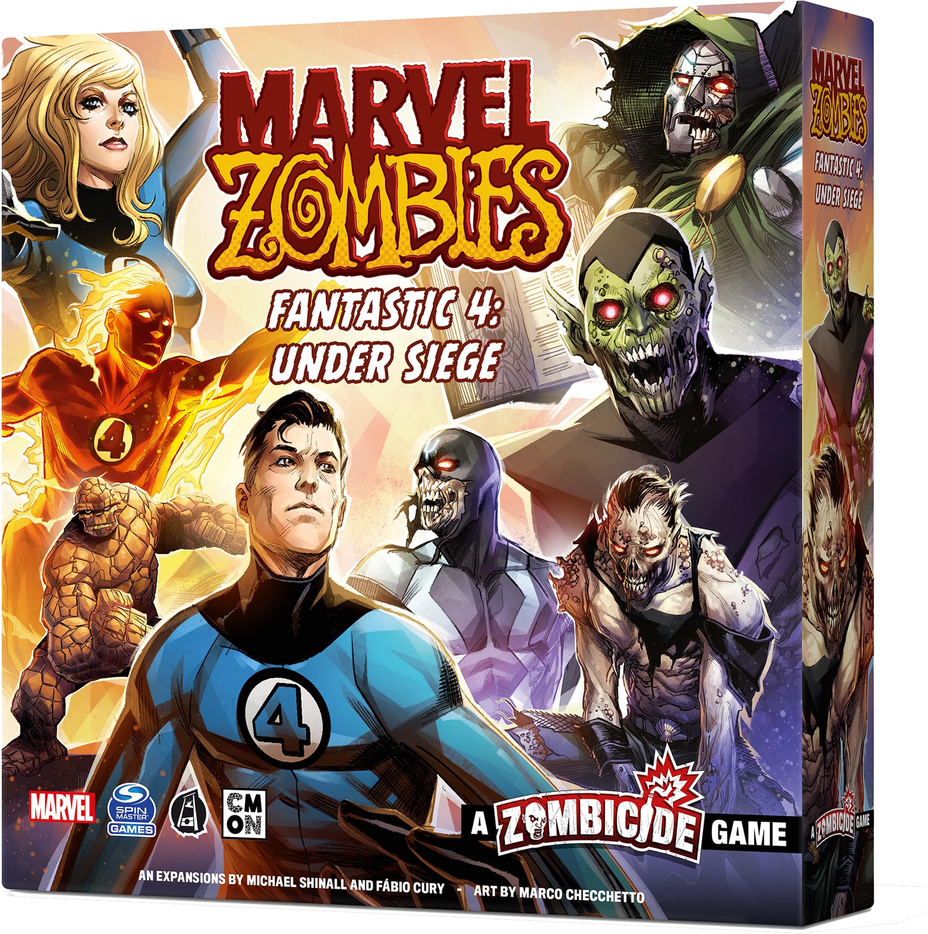 CMON Marvel Zombies: Fantastic 4 Under Siege Miniatures Board Game (CM