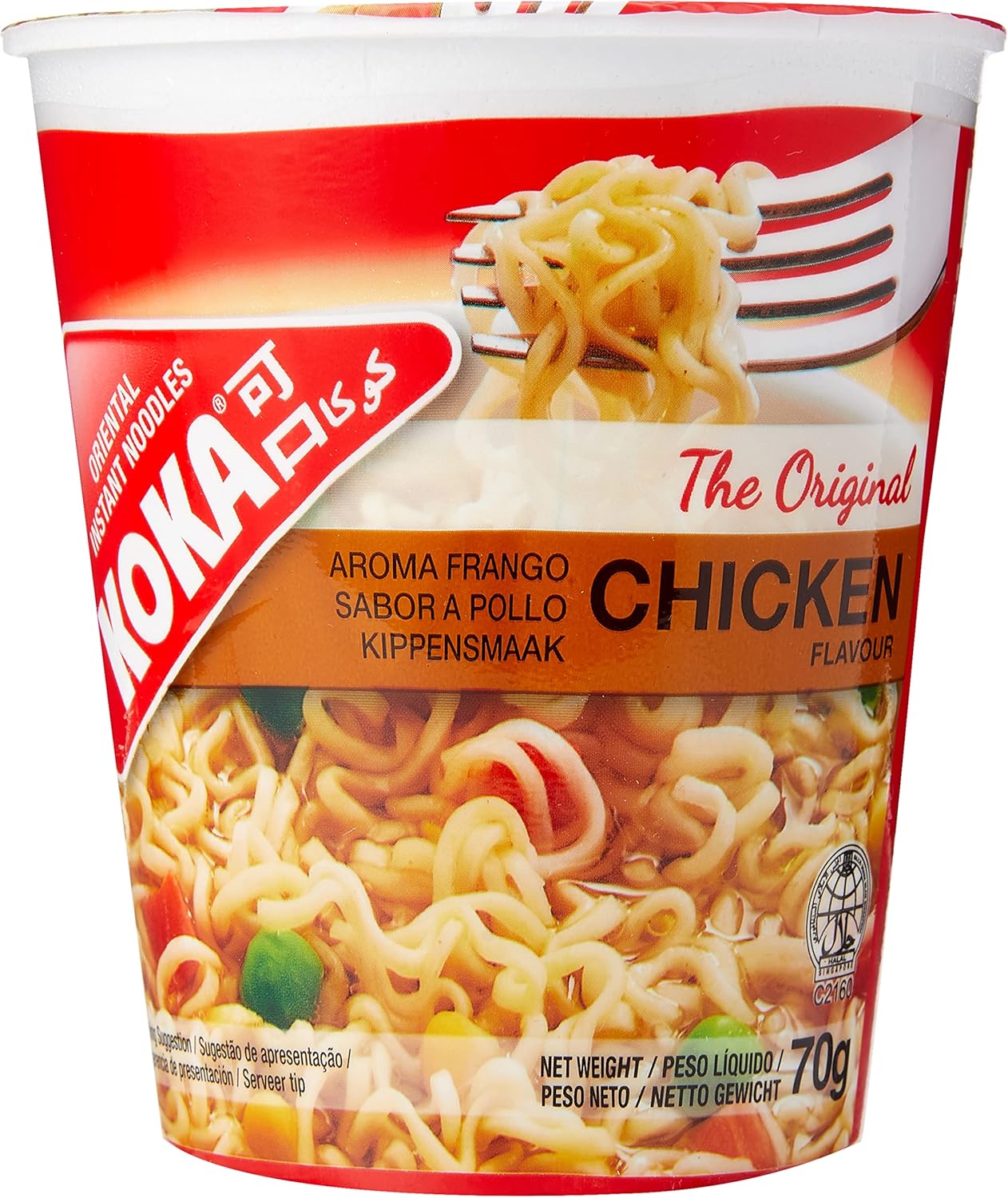 Koka Original Chicken Flavour Oriental Style Instant Noodles 12 Cups