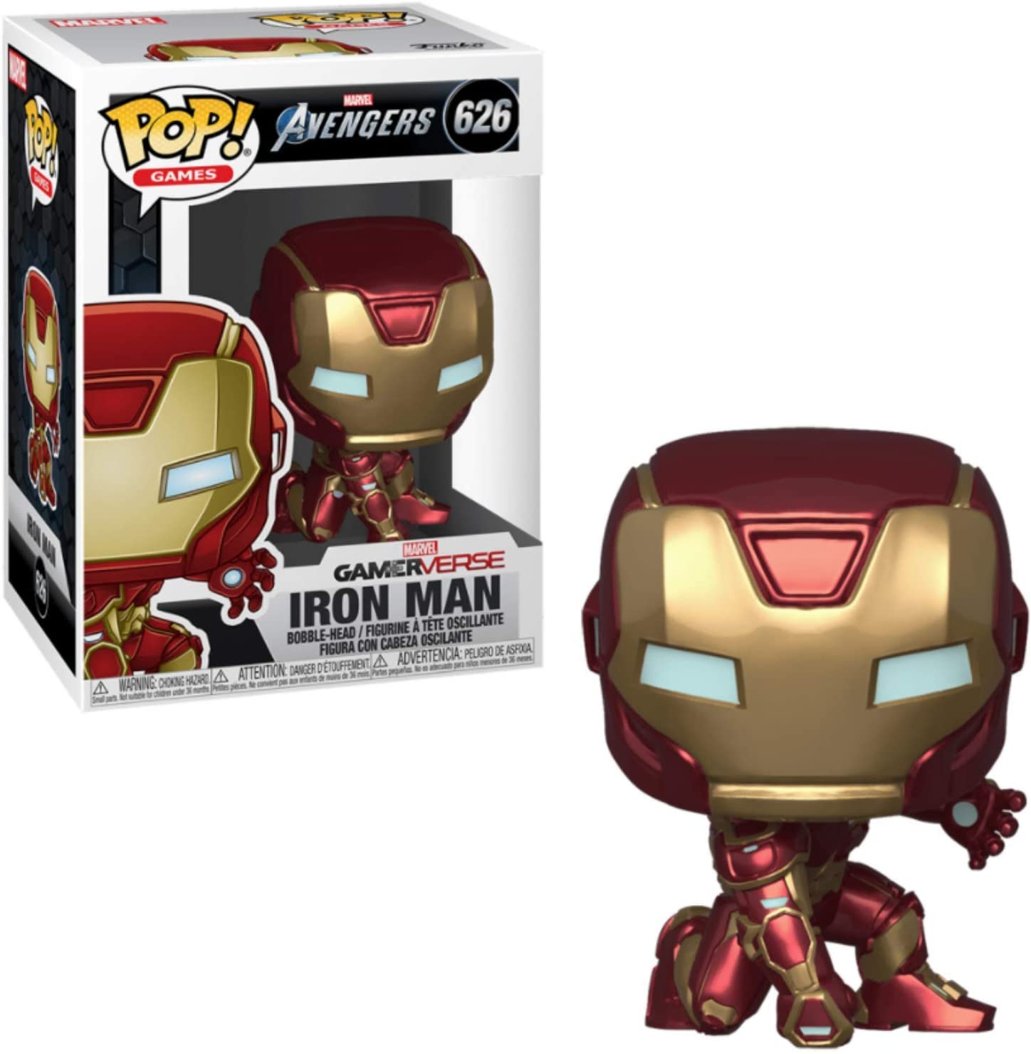 Marvel Avengers Gamerverse Iron Man Funko 47756 Pop Vinyl 626 Yachew